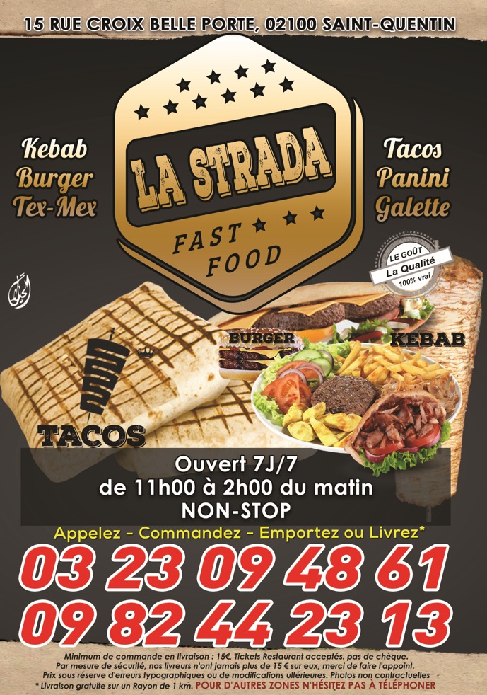 Menu La Strada Food